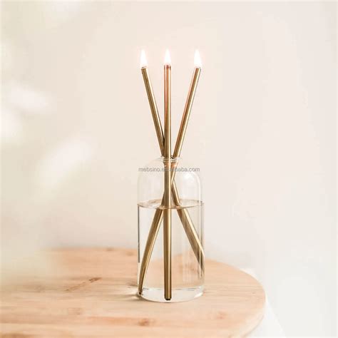 Luxury 500ml Round Metal Stick Everlasting Candle With Fragrance