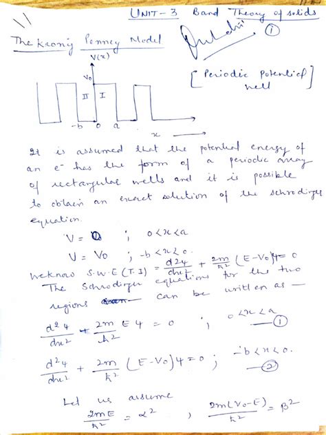Unit 3 Sphy Pdf Electronic Band Structure Physical Sciences