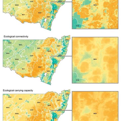 Ecological Condition Ecological Connectivity And Ecological Carrying