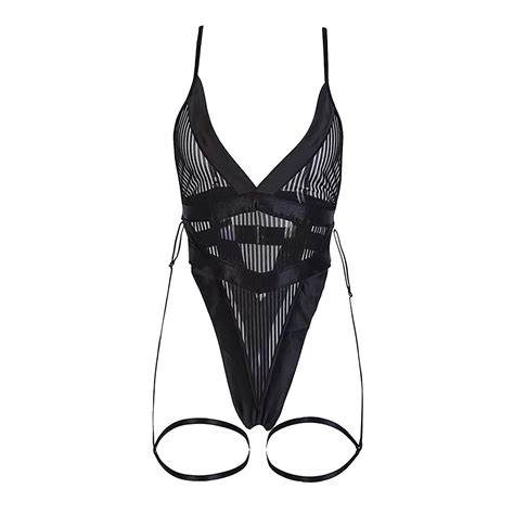 Gibobby Lencería Sexy Para Mujer Camisón De Encaje Con Camisola De