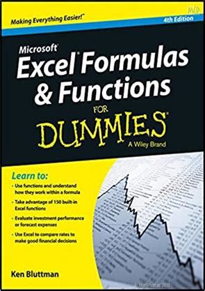 Microsoft Excel Formulas Functions For Dummies Ed Excel Dummies Wiley India