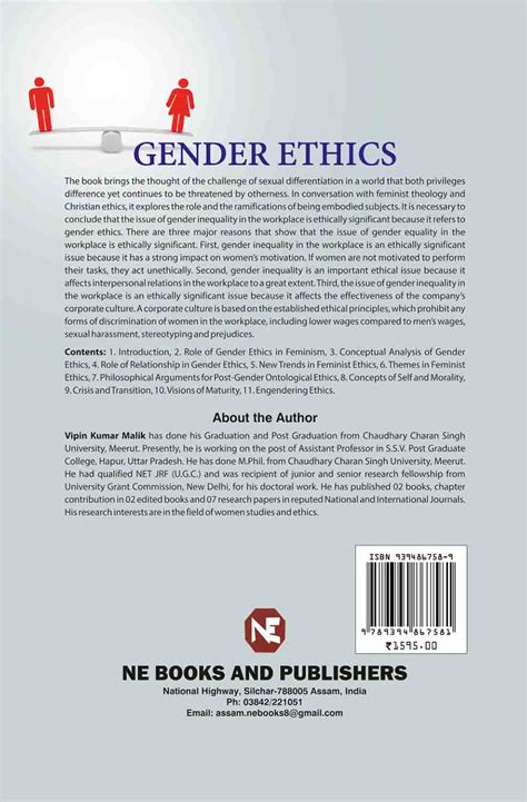 Gender Ethics Ne Books