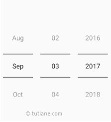 Android DatePicker With Examples Tutlane
