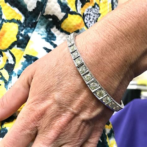 Vintage Diamond Tennis Bracelet Cynthia Findlay Fine Jewellery And Antiques