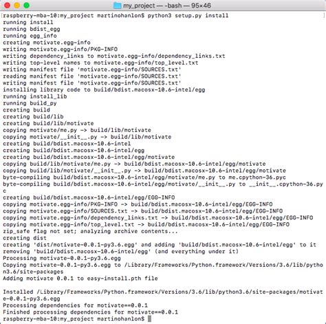 Run Setup Macos