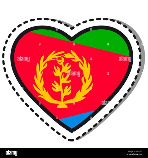 flag eritrea stock vector images alamy