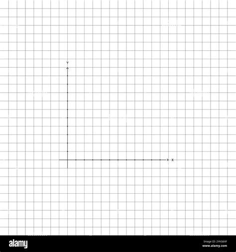 Image Of Basic Axis Intersection For Plotting Chart On Notebook Sheet