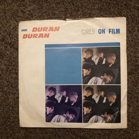Duran Duran Girls On Film Vinyl Record Original Picture Sleeve 7
