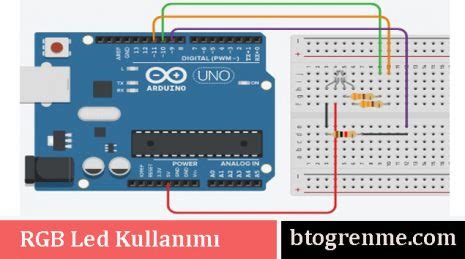 DERS 4 Arduino RGB Led Kullanımı Python Online Ders Python Tkinter Pyton Modül Arduino öğren