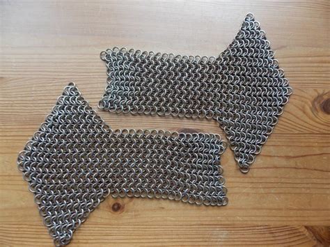 Pair Ww1 Era British Army Shoulder Chainmail Epaulettes 21st Lancers