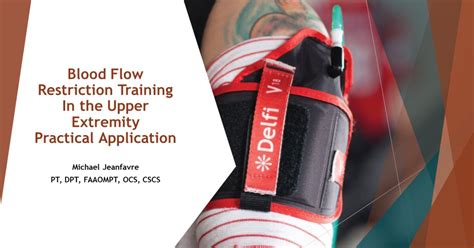 Blood Flow Restriction Training For The Upper Body By Dr Michael