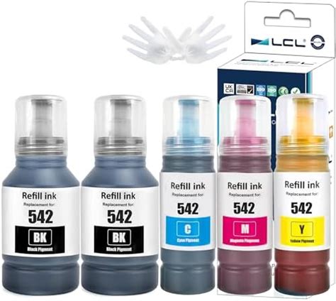 Epson 542 Ecotank Ink Ultra High Capacity Bottle Black T542120 S