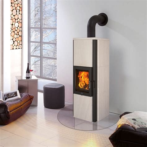Wood Heating Stove Stratos M Max Blank Gmbh Pellet 5 Kw10 Kw