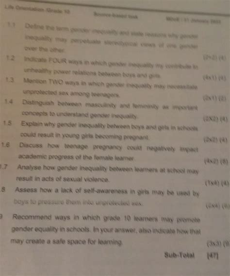 11 Define The Term Gender Equality And Studyx 11 Define The Term Gender Equality And Studyx