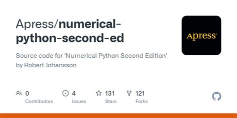 GitHub Apress Numerical Python Second Ed Source Code For Numerical Python Second Edition By