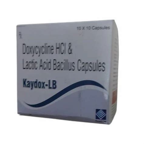 Doxycycline Hcl Lactic Acid Bacillus Capsules At Rs 29strip Lactic