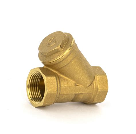 12 4 Inch F Bsp X F Bsp Thread 3625psi Brass Inline Y Type