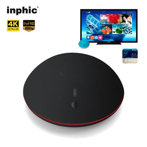 Inphic i7 Pro 4K TV Box Android 2GB+16GB 2.4GHz Wi-Fi KODI Media Player ...