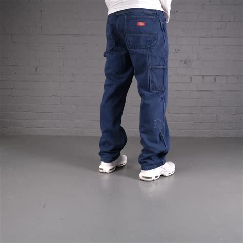 Dickies Jeans in Blue Denim. Classic Dickies cargo... - Depop