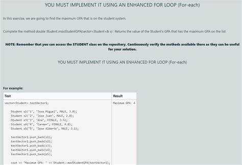 Solved You Must Implement It With An Enhanced For Loop