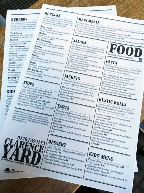 10 Ideas De Diseño De Menús De Restaurante Y Comida Para Llevar Solopress