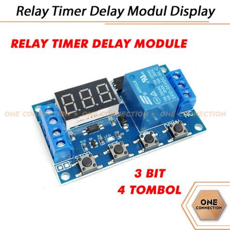 Jual Relay Timer Delay Modul Display 4 Tombol Digital Dc Time Module Switch Jakarta Pusat