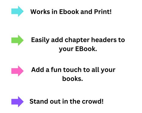 The Rose Romance Chapter Header Numbered Designs Chapter Graphics For Self Published Novels And