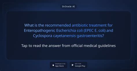 What Is The Recommended Antibiotic Treatment For Enteropathogenic Escherichia Coli Epec E Coli