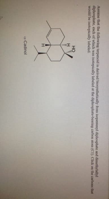 Answered Assume That The Following Terpenoid Is… Bartleby