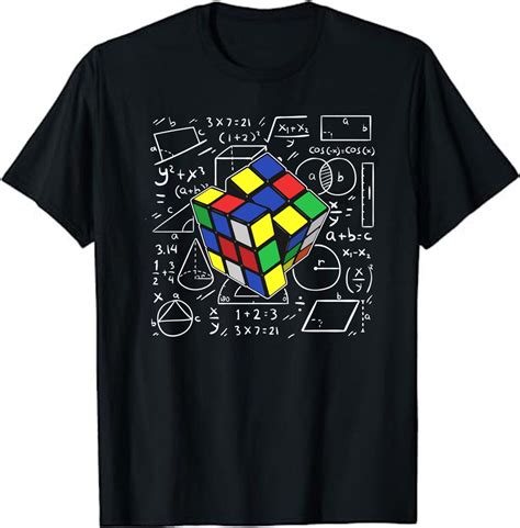 Colorful Rubiks Cube Shirt Cube Game Math T Shirt Rubiks Cube Shirt T Rubiks Solve Lover