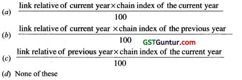 Index Numbers CA Foundation Statistics Solutions GST Guntur
