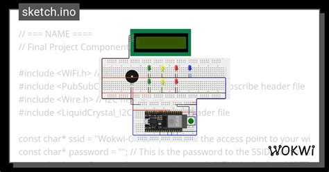 ceis114 final project wokwi esp32 stm32 arduino simulator