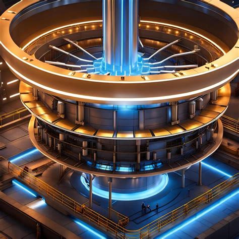 Nuclear Energy Output With Large Turbines In Action Premium Ai