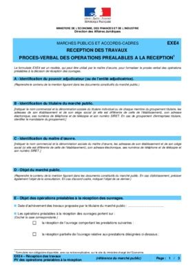 Proces Verbal De Receptionpdf Notice And Manuel Dutilisation