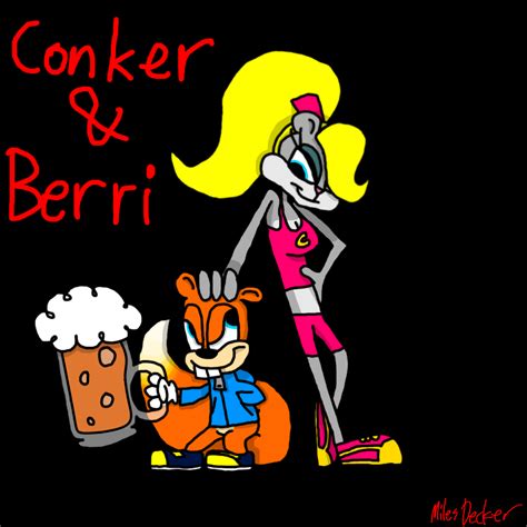 Conker And Berri By Flyingegglant On Deviantart