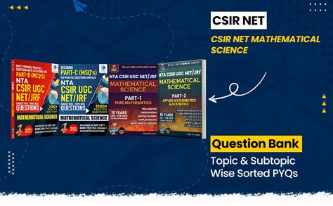 Buy Csir Net Mathematics Books 2025 Previous Year Solved Papers And Practice Questions Set Of