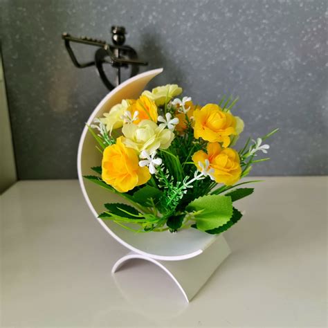 Jual Bunga Mini Rotus Bunga Pajangan Ruangan Tamu Bunga Artifisial