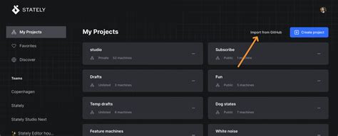 Import All Machines From Your Github Repo Stately