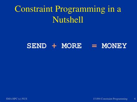 ppt an overview of constraint programming powerpoint presentation