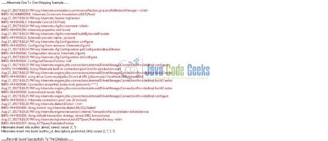 Hibernate One To One Example Java Code Geeks