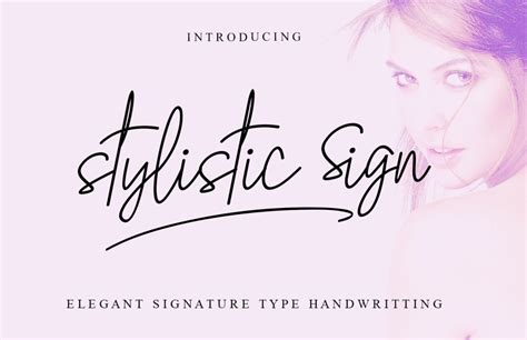 Stylistic Sign Font