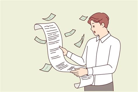 Tax Burden And Bill From Federal Government Shocks Man Reading Letter