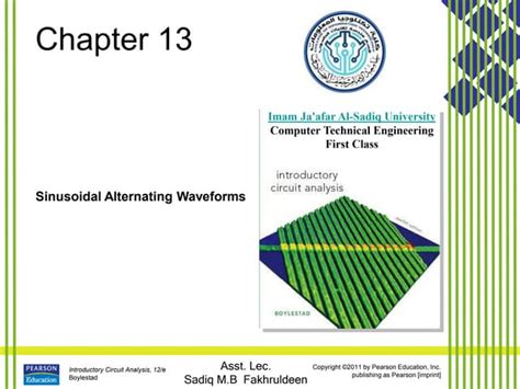 Sinusoidal Alternating Waveforms Alternating Waveforms Pptx Physics
