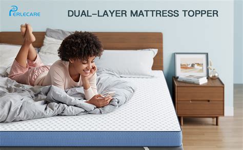 Perlecare 3 Inch Memory Foam Mattress Topper 15 Inch