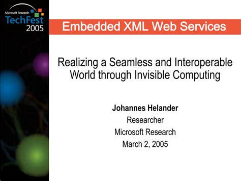 ppt embedded xml web services powerpoint presentation free download