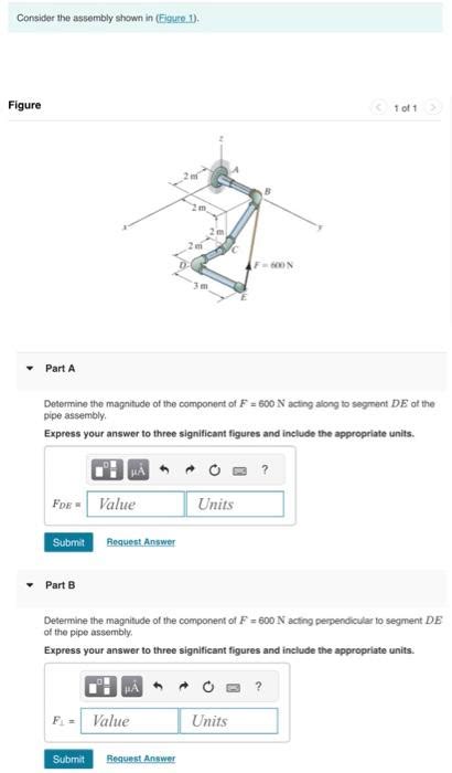 consider the assembly shown in figure 1 figure