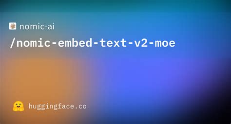 1 pooling config json · nomic ai nomic embed text v2 moe at main