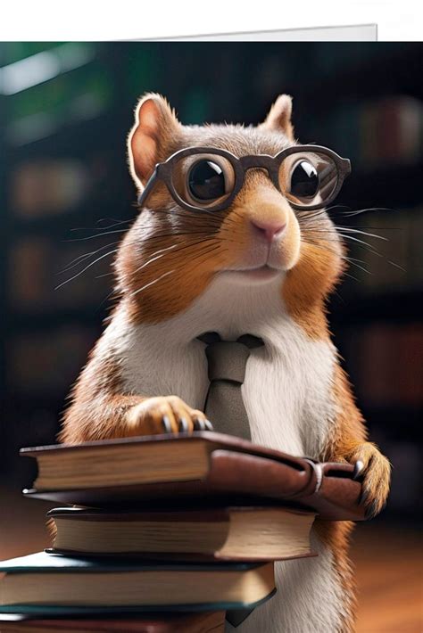 Squirrels With Glasses