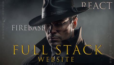 do full stack website using react next firebase tailwindcss by