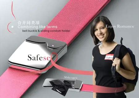 Beltbuckle Design With Sliding Condom Holder Tuvie